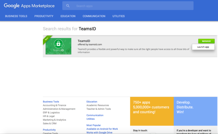 Google App reseller guide to installing TeamsID – TeamsID